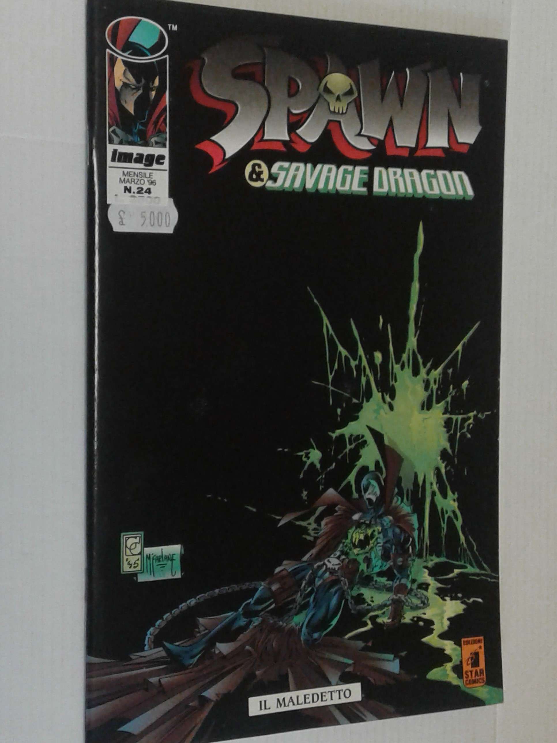 SPAWN- & SAVAGE DRAGON- IMAGE- N° 24- DEL 1996- EDIZIONI-STAR COMICS ...