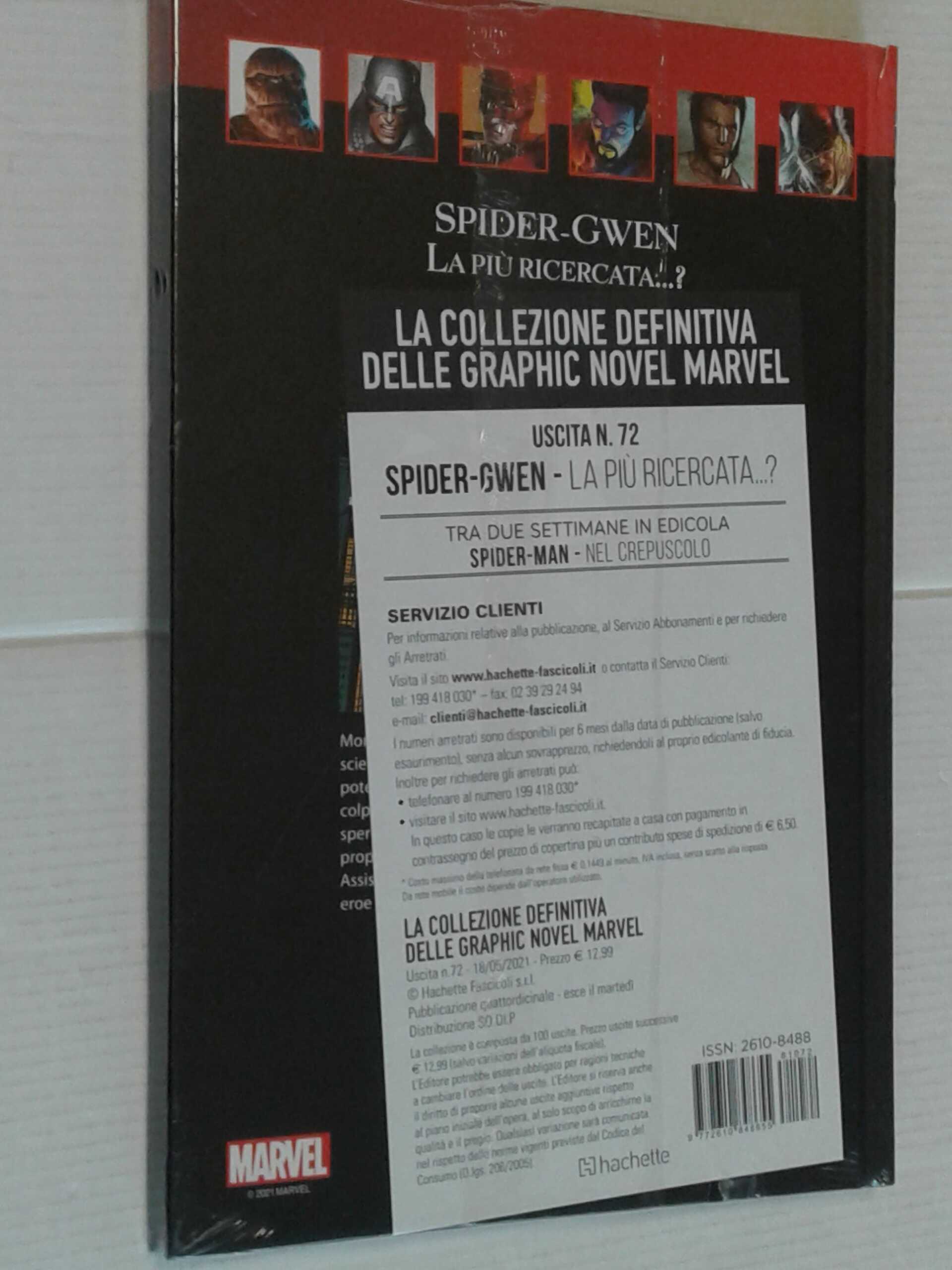 COLLEZIONE DEFINITIVA DELLE GRAPHIC NOVEL- N°72- SPIDER-GWEN- CARTONATO ...